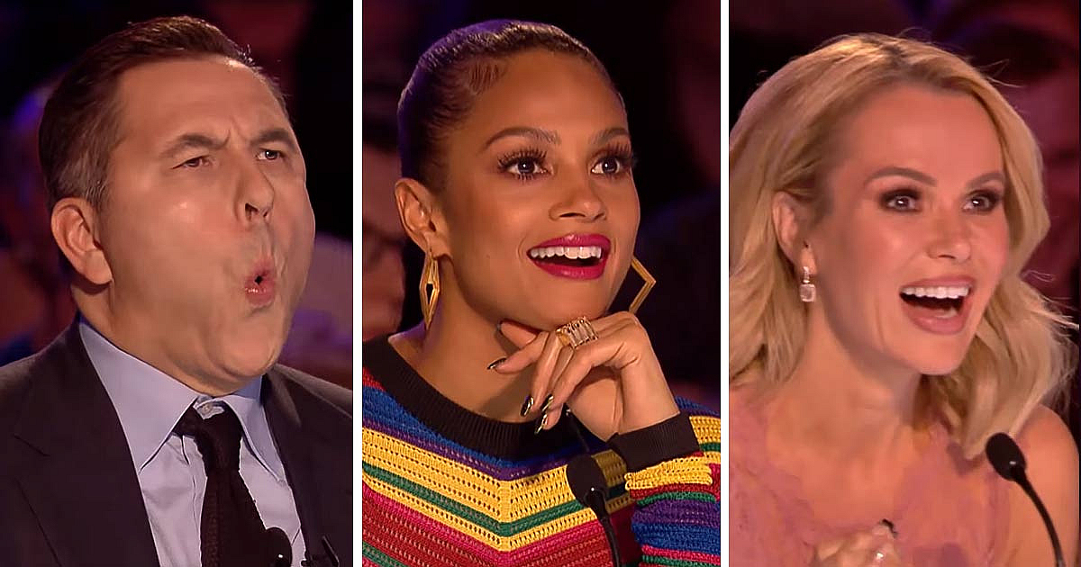 Când au văzut ce se întâmplă pe scenă, membrii juriului nu şi-au putut ...